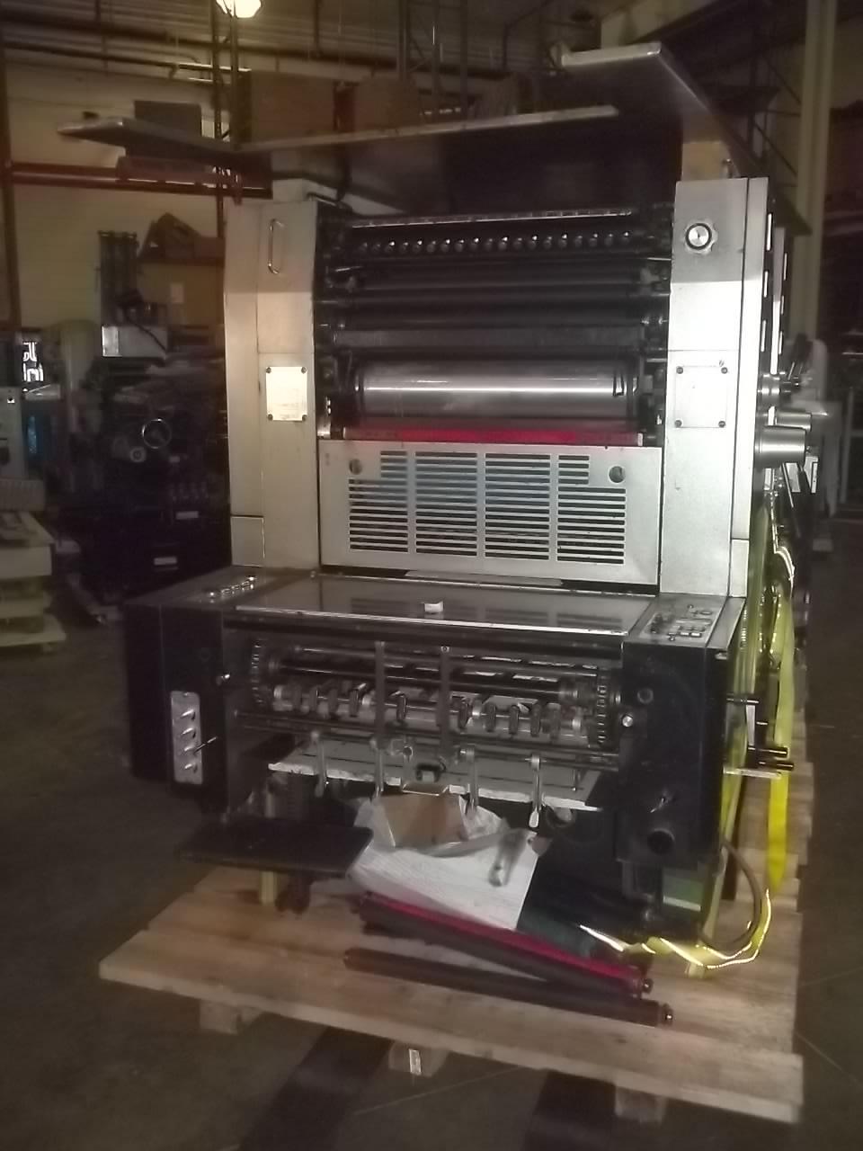 Lot #19: Hashimoto 2-Color Perfector 20 x 26" Offset Printing Press ...
